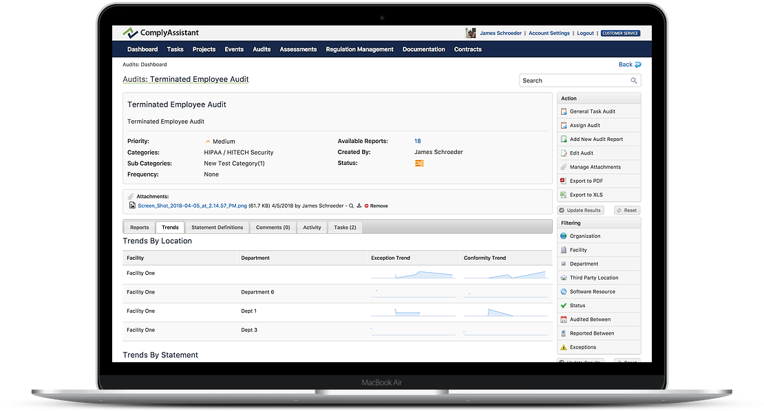 Healthcare Audit Management Software | ComplyAssistant